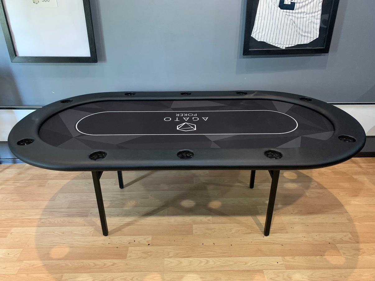Poker Table Felt - Modern BLACK Custom Poker Felt – Vaider Poker