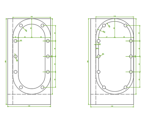 FREE Poker Table Size Dimension Drawing – Vaider Poker