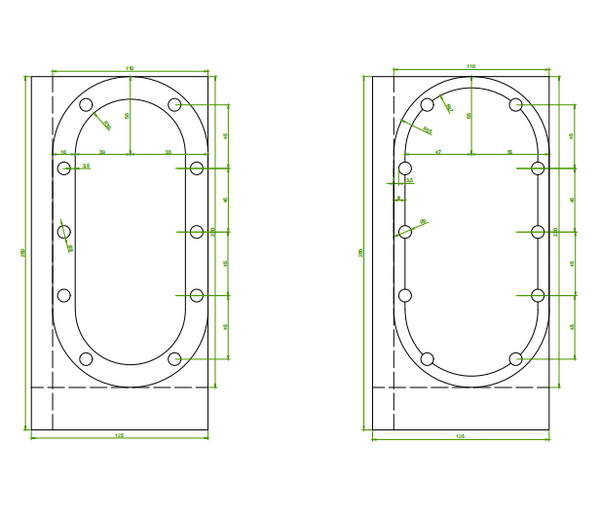 FREE Poker Table Size Dimension Drawing – Vaider Poker